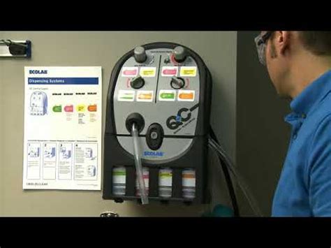 Ecolab Qc Dispensing System Video Youtube