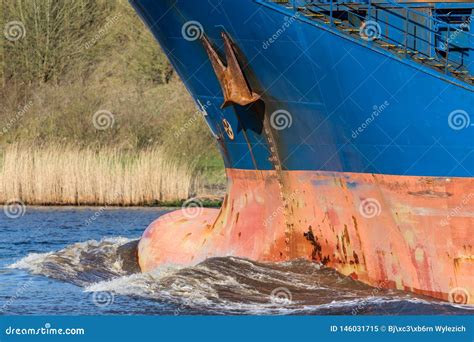 Bow Wave Stock Image Image Of Draught Scale Vessel 146031715