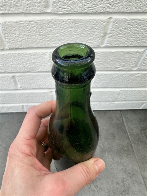 Schweppes Green Vintage Glass Bottle Beer Ale Brewery Etsy