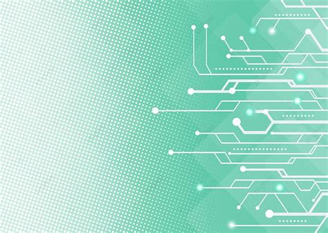Green Technology Modern Light Effect Background Computer Wallpaper Wallpaper Green Background