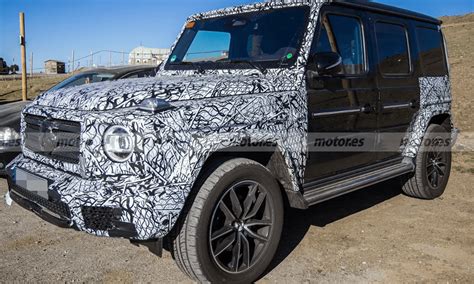 2024 Mercedes Benz G Class Facelift Spotted Testing