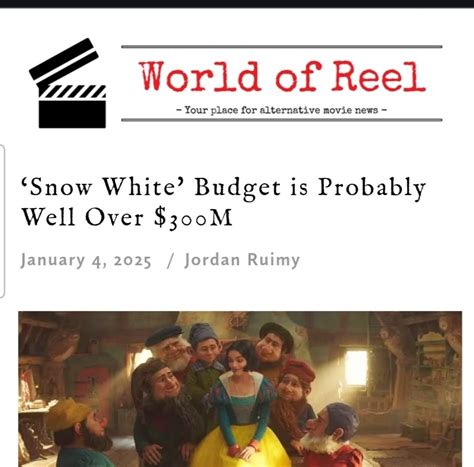 백설공주 실사화 제작비 근황 유머움짤이슈 에펨코리아