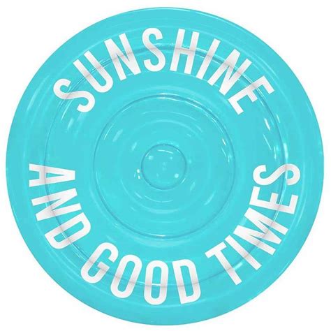 Sunshine And Good Times Pool Candy Inflatable Pool Island Circular
