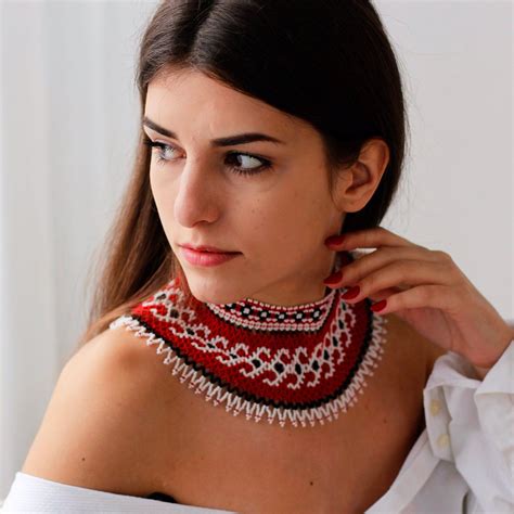 Pdf Master Class On Beading Collar Cleopatra Netting Etsy Statement