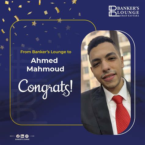 Bankers النجاح حليف دائم للمتميزين🌟 ‏تهنئ ”bankers Lounge“ 🔹