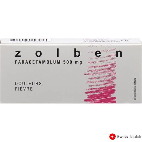 Buy Online Zolben Tabletten 500mg 20 Stück At Swiss Tablets