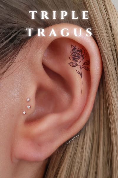 The Complete Guide Tragus Piercings By Impuria Ear Piercing Jewelry
