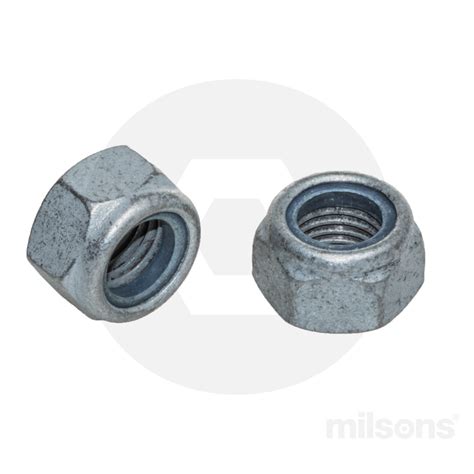 Nyloc Nut M16 Galv Milsons