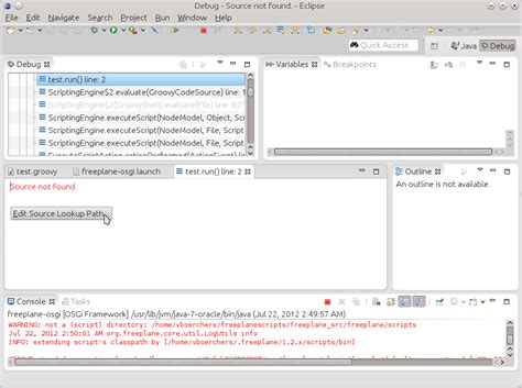 Debugging Scripts Freeplane Documentation