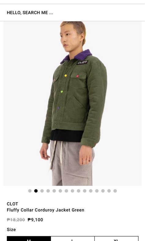 Clot Japan Sherpa Chord Jacket Mens Fashion Coats Jackets And Outerwear On Carousell