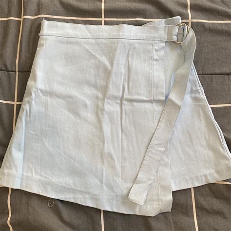 Cute Cheep 🐤 Blue Skirt Wrap Around Style Depop