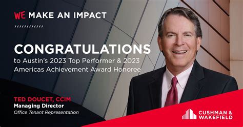 Well Deserved Ted Doucet Ccim Congrats Hunter Mills