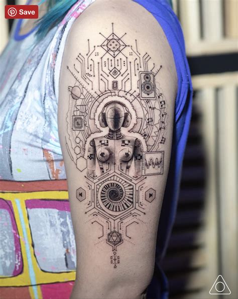 Tattoos Inspired By Music Musician And Sound Engineer Tattoos By A
