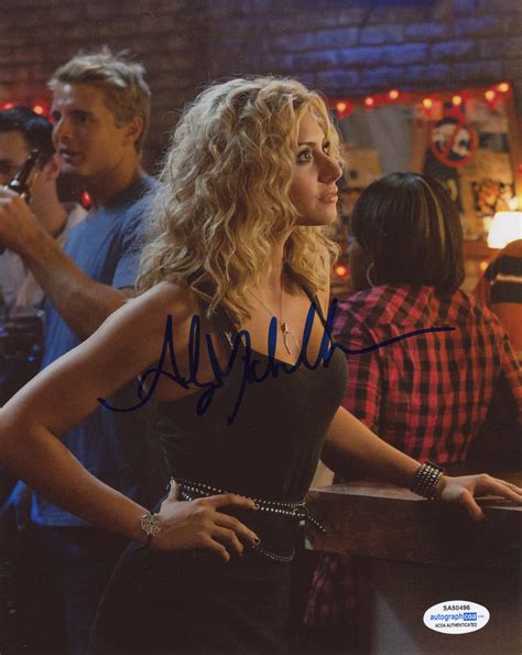 Aly Michalka Hellcats Sexy Signed Autograph 8x10 Photo Acoa Outlaw
