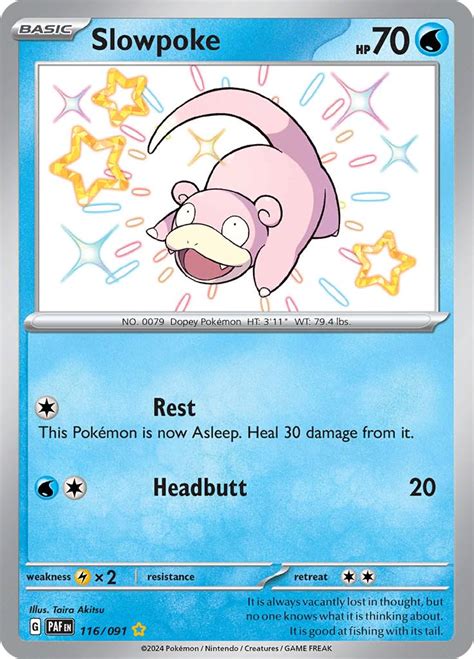 Slowpoke 116 Prices Pokemon Paldean Fates Pokemon Cards