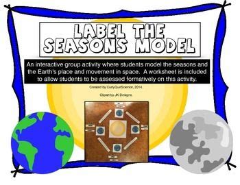 Seasons Label And Model Science Lessons Group Activities Labels