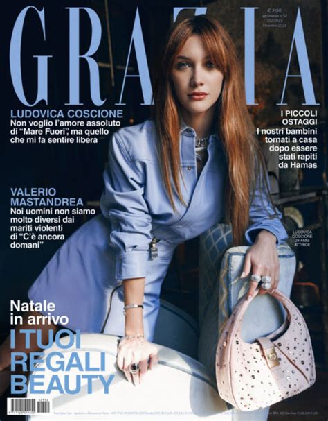 Grazia è In Edicola Con Ludovica Coscione Graziait