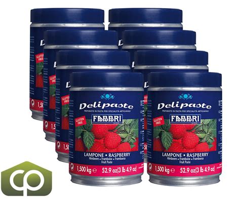 Fabbri Delipaste 15 Kg 1500 G Raspberry Flavoring Paste