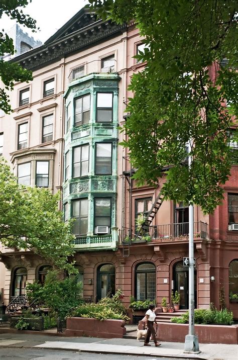5 Story Brownstone With Copper Bay Window 1856 23 Pierrepont Street