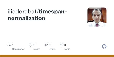 Github Iliedorobattimespan Normalization