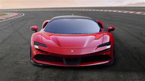 Front Of With Red Ferrari