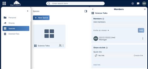Owncloud Web For Users Documentation For Owncloud A Kiteworks Company