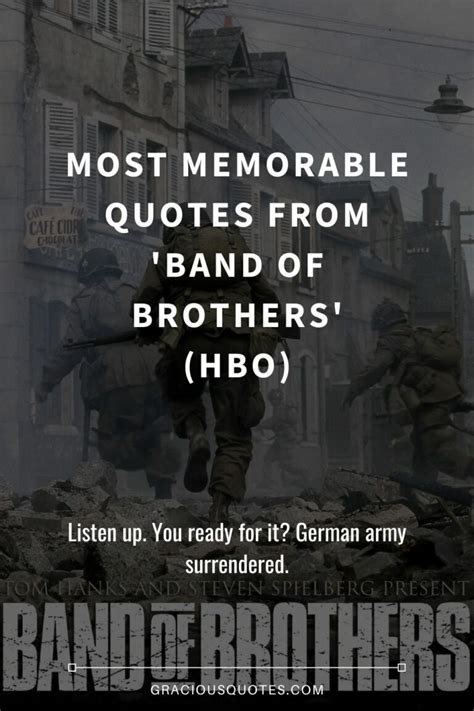 51 Most Memorable Quotes From ‘band Of Brothers Hbo