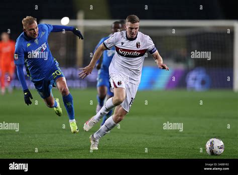 Lewis Ferguson Bologna Viktor Kovalenko Empoli During The Italy Cup Match Between Empoli 0