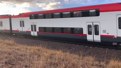 Stadler Emu Train For Caltrain Calmod High Speed Testing Youtube