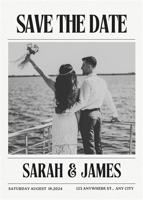 Personalized Save The Date Etsy