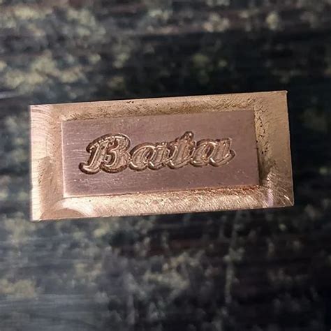 Brass Logo Embossing Die At ₹ 524piece Howrah Id 2855291462130