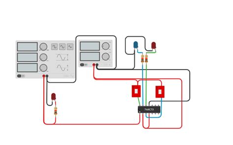 Circuit Design Circuito Flip Flop Tinkercad