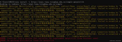 一个pyhon小白安装第三方库的各种问题——安装matplotlib Csdn博客