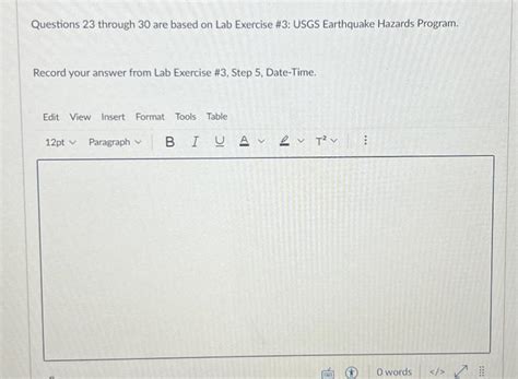 questions 23 through 30 are based on lab exercise