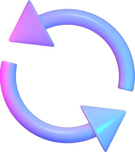 icono 3d del círculo de flecha 14577491 PNG