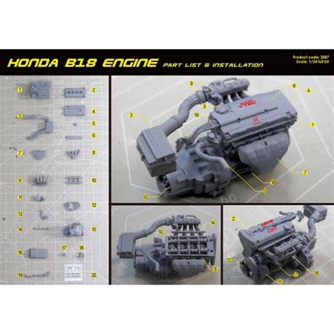 124 Honda B18 Engine Zoomon Z087