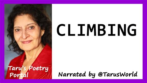 Climbing Amy Lowell Visual Poem With Text Narrated By Taru Devani Youtube