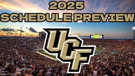 Ucf Football 2025 Schedule Preview And Projected Record Youtube