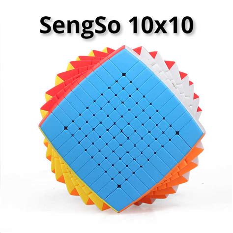 Picube Sengso 10x10 Magic Puzzle Cube Professional Shengshou 10x10x10