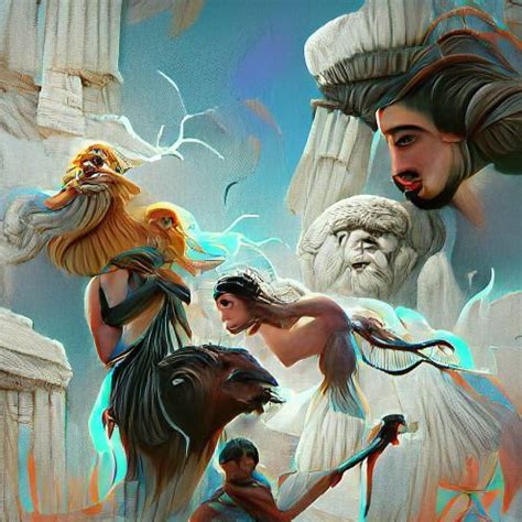 Fantastic Greek Mythology Concept Art Series