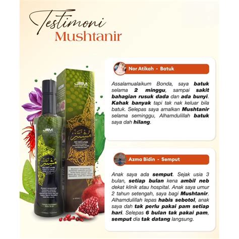 Jrm Mushtanir Ramuan Makanan Sunnah And Herba Shopee Malaysia