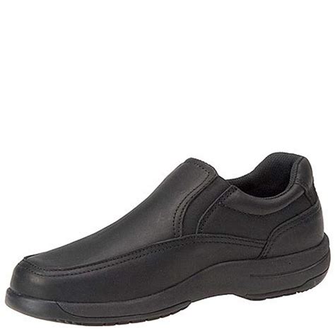 Walkabout Mens Slip On Walking Shoe Leather Closed Toe Slip On Shoes