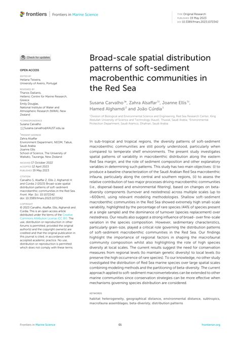 Pdf Broad Scale Spatial Distribution Patterns Of Soft Sediment Macrobenthic Communities In The