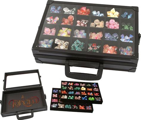 Forged Dice Co Dice Display Case And Rolling Tray With 2