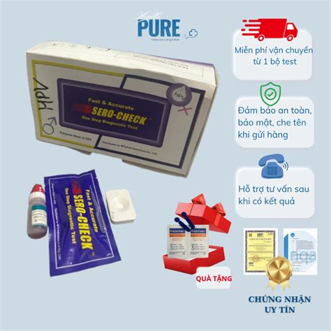 Bộ Kit Test Nhanh Tại Nhà Virut Hpv An Toàn Chính Xác 99 Che Tên Sản