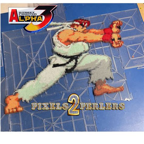 Perler Bead Ryu Rstreetfighter