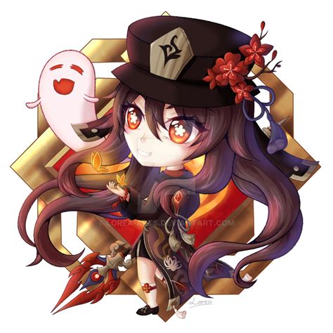 Genshin Impact Hu Tao Chibi By Lorea Arts On Deviantart