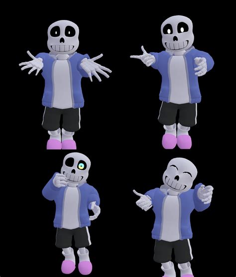 Sans 3d Model By Cyberfell On Deviantart