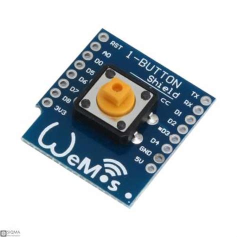 20 Pcs One Button Switch Shield For Esp8266 Wemos D1 Mini