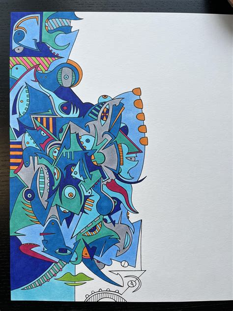 My Current Work In Progress Marker Drawing Rdrawing